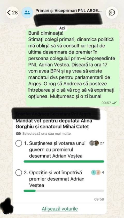 PNL Argeș, între Veștea și Bolojan. Cum au fost chemați primarii să ...
